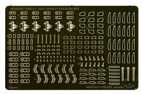Five Star Model 350057 US Navy F/A-18 E/F Hornet - Upgrade set (6 set for Trumpeter kits)