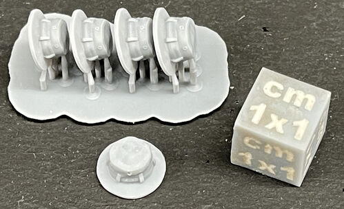 EMP3D 35990403 Czapka / kapelusz typu bucket (4 sztuki)