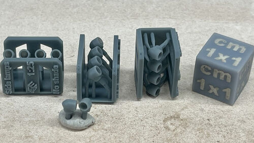 EMP3D 25171006 Światła obrysowe bez klosza ASU-85 / T-55 (4 sztuki)