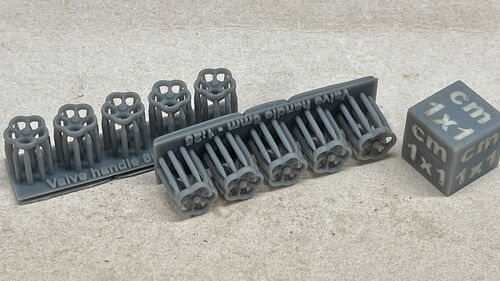 EMP3D 25010302 Pokrętło/Koło Ręczne 6mm - 5 Sztuk