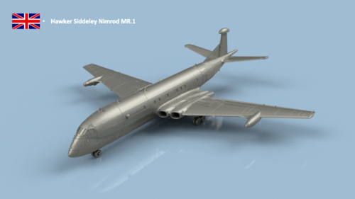 L'Arsenal 2.0 3D700467 Hawker Siddeley Nimrod MR.1 - 3D printing (5 pcs)