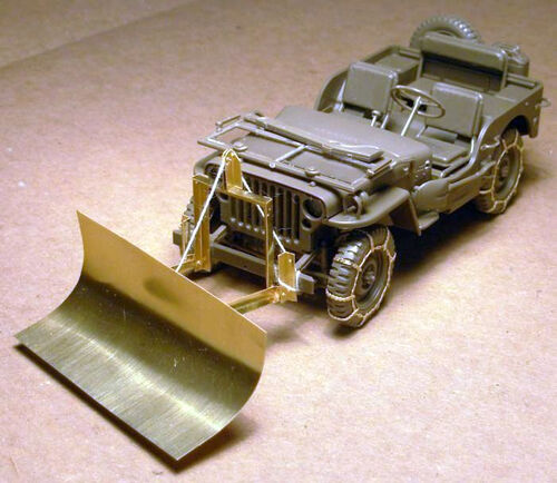 Minor 481000 Snow Plow For U.S. WWII 1/4 Ton 4x4 Truck