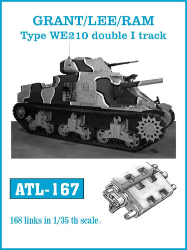 FriulModel 167 Tracks for Grant / Lee / RAM Type WE210 Double I Track