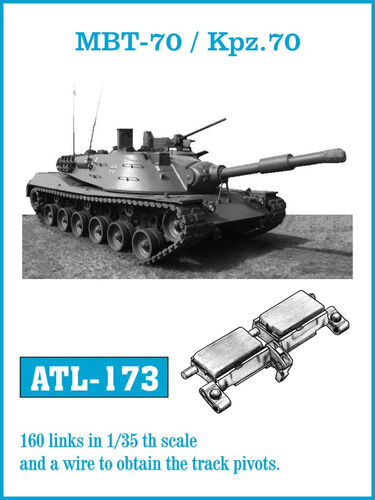 FriulModel 173 Tracks for MBT-70 / Kpz.70