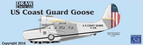 Draw Decal 48-GOOSE-10 Grumman G-21 Goose - United States Coast Guard