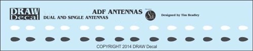 Draw Decal 44-DET-04 ADF Antennas
