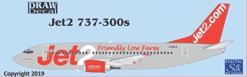 Draw Decal 44-737-75 Boeing 737-300 - Jet2