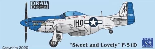 Draw Decal 32-P51-145 North American P-51 D - "Sweet and Lovely"