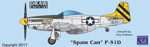 Draw Decal 32-P51-67 North American P-51 D - "Spam Can" Gathering of Mustangs and Legends