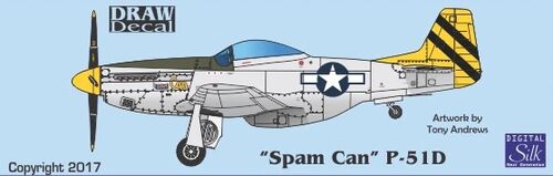 Draw Decal 24-P51-67 North American P-51 D - "Spam Can" Gathering of Mustangs and Legends