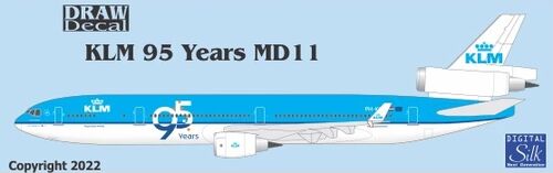 Draw Decal 20-MD11-04B McDonnell Douglas MD-11 - KLM 95 Years