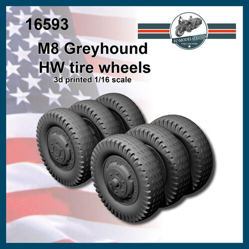 FC ModelTrend 16590 M8 Greyhound HW Tire Wheels