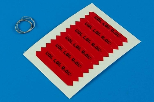 Aerobonus 320011 Remove before flight flags - IDF - black lettering