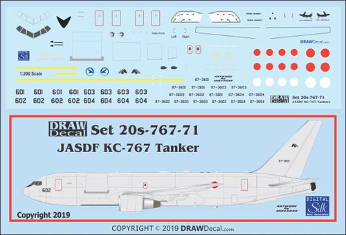 Draw Decal 20-767-71 KC-767 Tanker - JASDF Decals