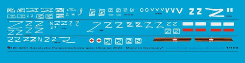 Peddinghaus-Decals 4261 Russian Tanks In The Ukraine 2023