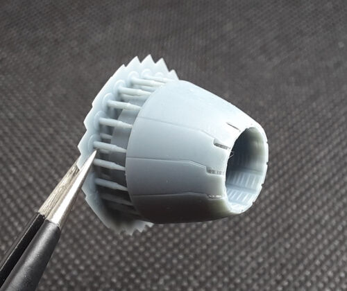 rise144models 72012 F-14 - GE Exhaust Close (for Academy kits)