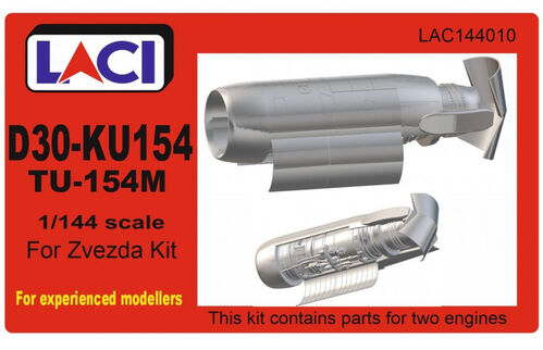 LACI 144010 Engine D30-KU154 for Tu-154 M Zvezda kit
