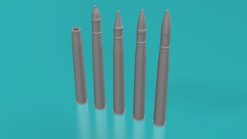 EMP3D 16041116 Amunicja 76,2mm PaK36(R) - Miks - 6 Sztuk