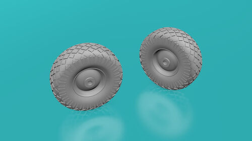 EMP3D 99160905-90 Koła Gumowe - Typ 2.2 - 6 Sztuk - 9,00mm Średnicy