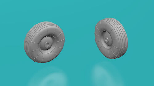 EMP3D 99160908-80 Koła Gumowe - Typ 3.2 - 6 Sztuk - 8,00mm Średnicy