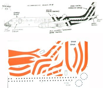 Runway 30 30USA1 Douglas DC-8 - Bicentenial Scheme with Cross
