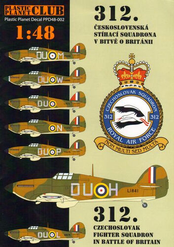 Plastic Planet Club PPD48002 312nd RAF (Czechoslovak) Fighter Sqn in Battle of Britain