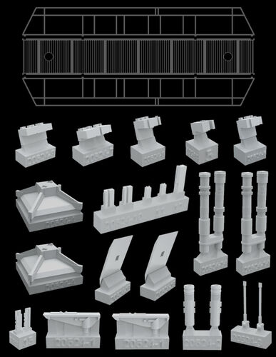 Green Strawberry 20524 Imperial Service Gantry - Studio Scale