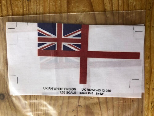 AMP Rokket 04 Royal Navy White Ensign 6 x 12 inches