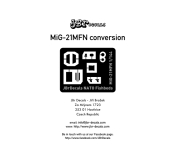 JBr Decals 84405 Mikoyan MiG-21 MFN - Conversion Set for MiG-21 MF (for Eduard kits)