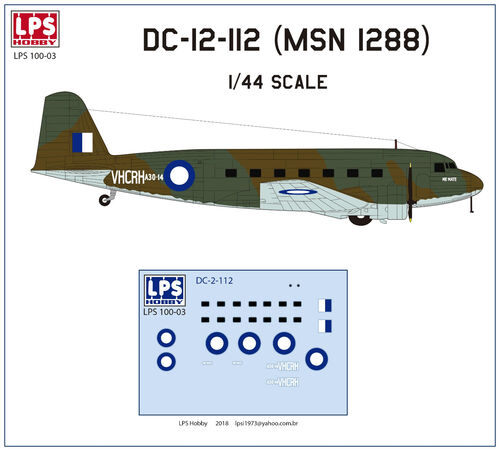 LPS Hobby LPM-100-03 Douglas DC-2 in RAAF Service
