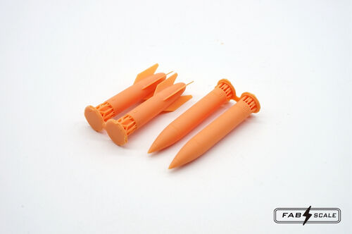 Fab Scale Fa48076 US B61 Air-Launched Nuclear Bomb (2 pcs) - 3D-printed