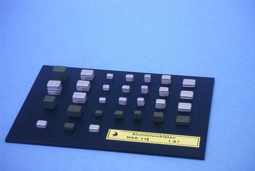 MR Modellbau 90007 Modern Aluminium Cases and Metal Boxes