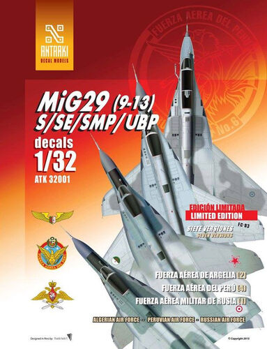 Antarki Models 32001 Mikoyan MiG-29 (9-13) S/SE/SMP/UBP - Algerian / Peruvian and Russian Air Force