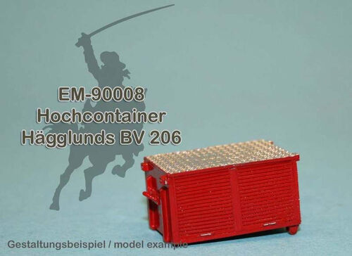 MR Modellbau 90008 High shelter for Hägglunds BV 206 (for Trident kits)