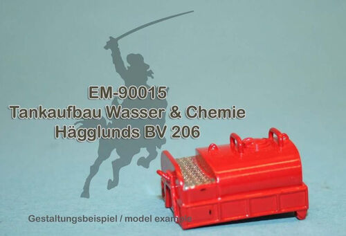 MR Modellbau 90015 Tank module chemicals / water for Hägglunds BV 206 (for Trident kits)