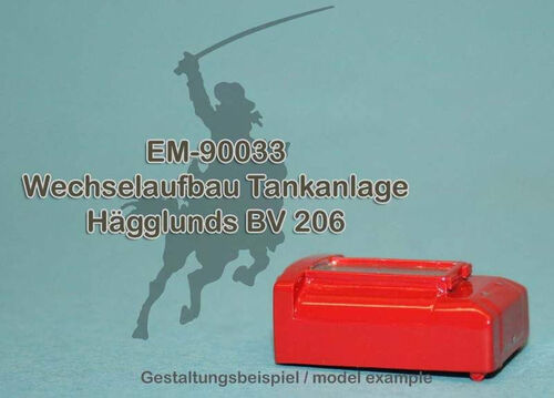 MR Modellbau 90033 Fuel tank body for Hägglunds BV 206 (for Trident kits)