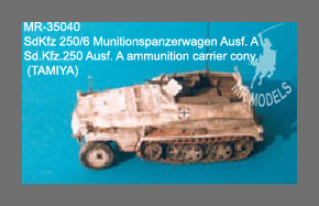 MR Modellbau 35040 Sd.Kfz.250 Ausf. A - Ammunition Carrier Conversion (for Tamiya kits)