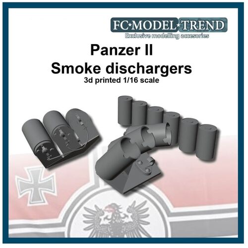 FC ModelTrend 16552 Panzer II Smoke Dischargers (3D-printed)