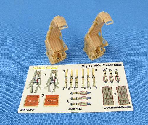 Metallic Details MDR3230 Ejection Seat KK-2 (3D-printed)