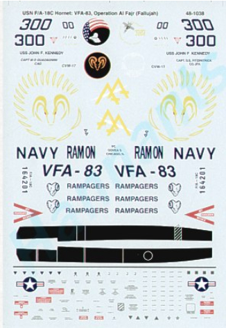 Superscale 481038 McDonnell Douglas F/A-18 C Hornet