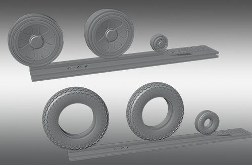 Print Scale PSW48015 P-47 D25 Thunderbolt - Wheels