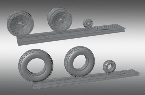 Print Scale PSW48016 P-51 Mustang - Wheels