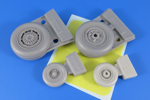 Quick Model Details R32005 Late wheels (not weighted) for McDonnell Douglas F-4 E/F/G and RF-4 C/E Phantom (for Revell kits)
