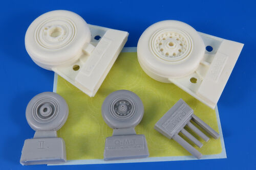 Quick Model Details R32009 Weighted Wheels LATE for McDonnell Douglas F-4 J Phantom (for Tamiya kits)