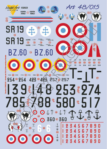 Model Art 48015 Caudron Simoun in Armee de l'Air Service
