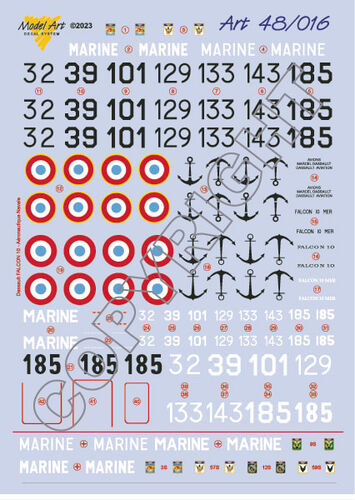 Model Art 48016 Dassault FALCON 10MER in Aeronautique Navale Service