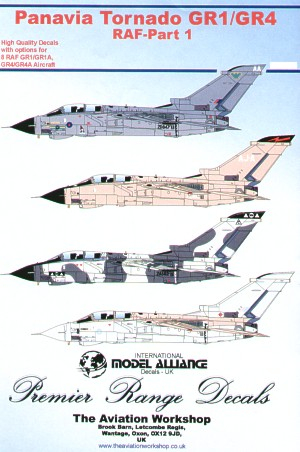 Model Alliance 72104 Panavia Tornado GR.1 / GR.4 Part 1 (8 schemes)