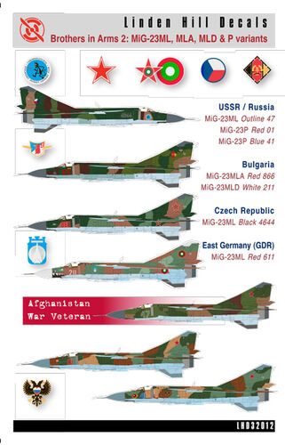 Linden Hill 32012 Mikoyan MiG-23MLs - Brothers in Arms Part 2 Cold War Finale