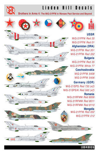 Linden Hill 48035 Mikoyan MiG-21 PFM - 'Brothers in Arms' Part 4