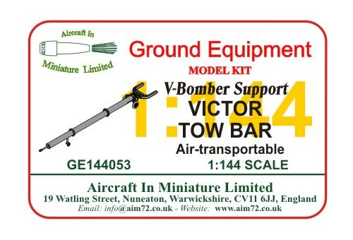 Aircraft In Miniature Ltd GE144053 Handley Page Victor B.2/K.2 - Towbar (V-Bomber support series)